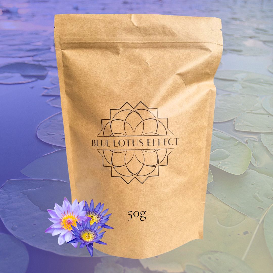 Ceremonial Grade Blue Lotus Whole Flowers 50g for Ritual & Ceremony ...
